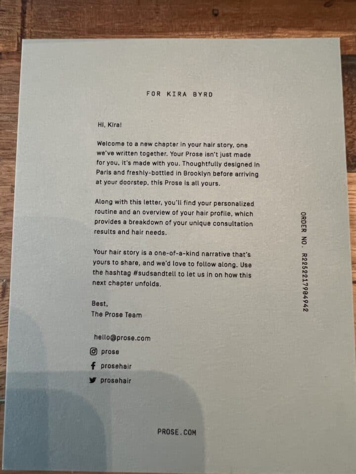 Prose Hair Care Review: I Tried Their Custom Beauty Products