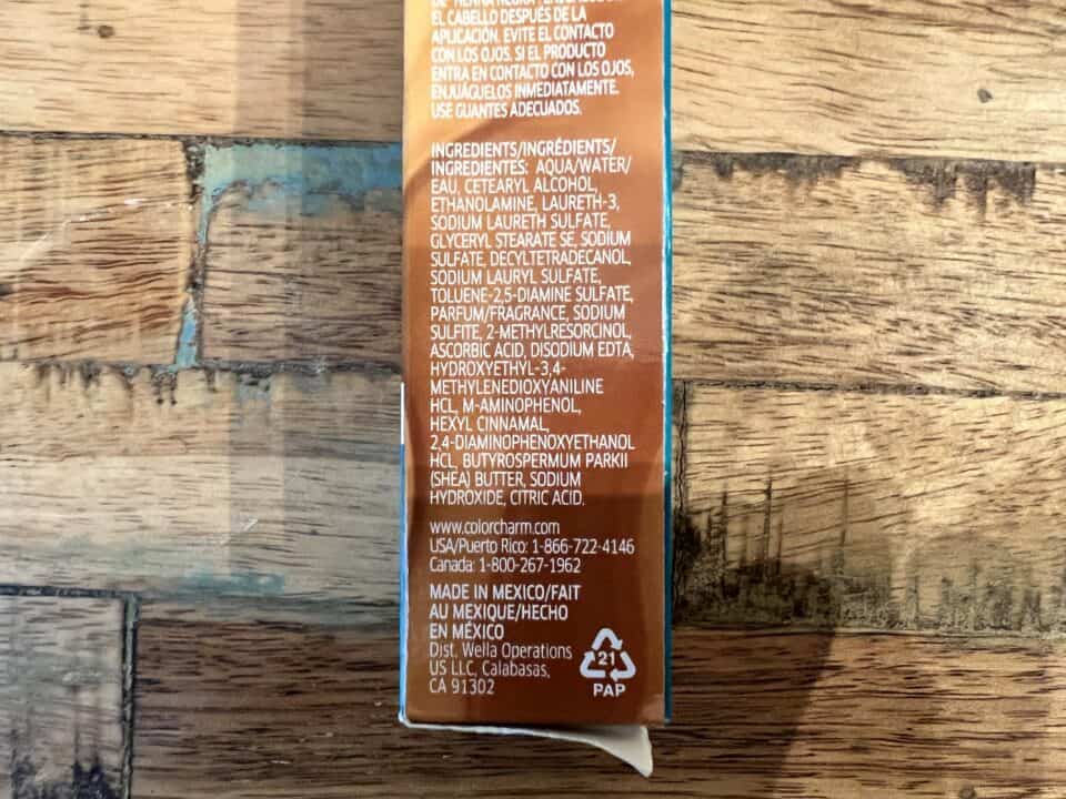 Wella 7A Before and After Results on Brassy Bleached Hair